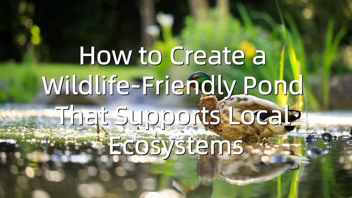 Wildlife Pond Design | Eco Pond Setup for Local Habitats